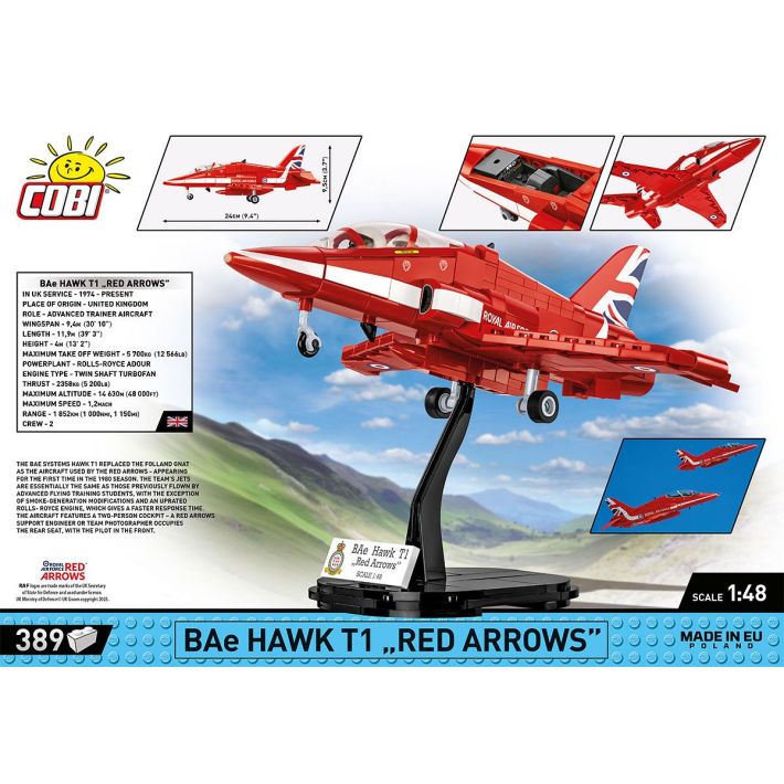 BAe Hawk T1 Red Arrows (COBI-5844) \ Aircraft \ Cobi.eu